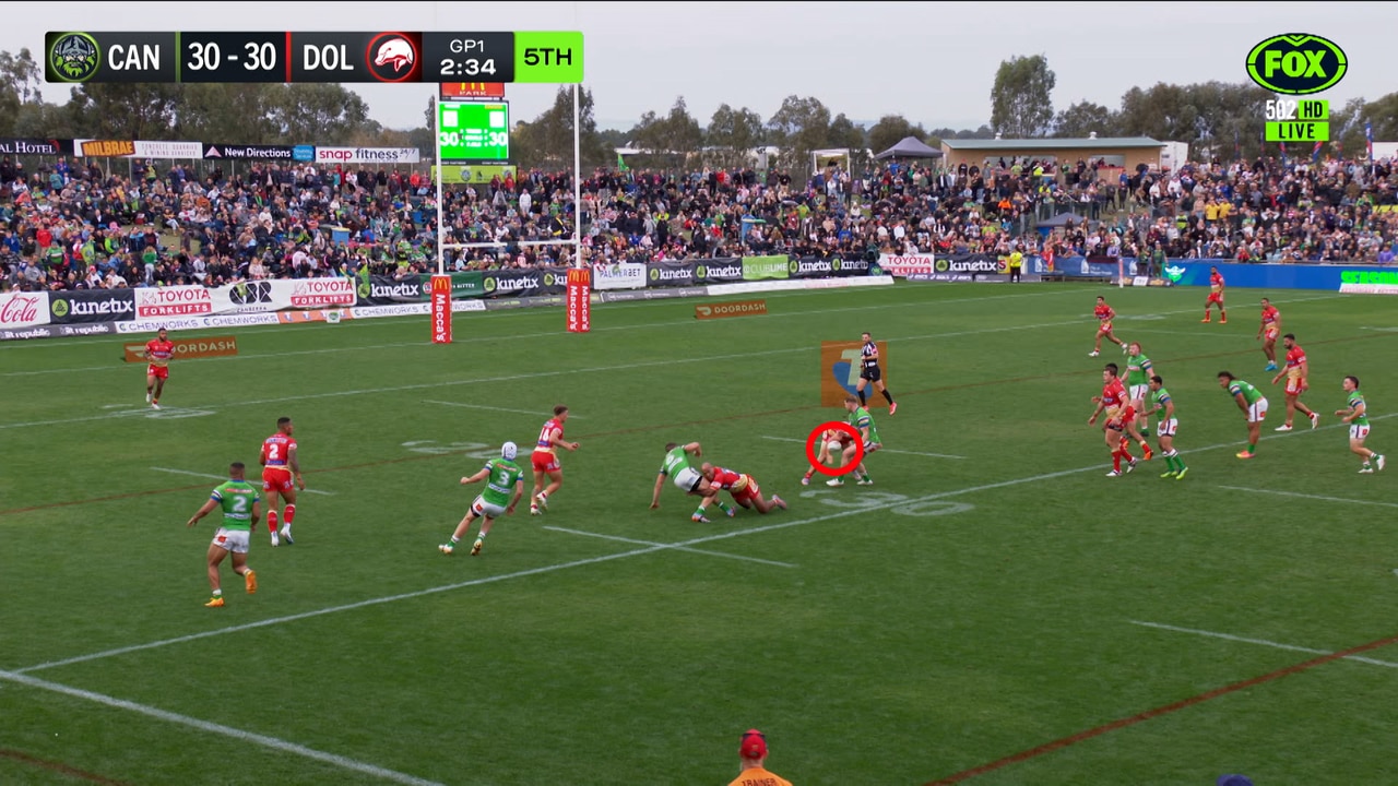 ‘Nothing we can do’: NRL admits huge referee blunder in Raiders’ golden ...