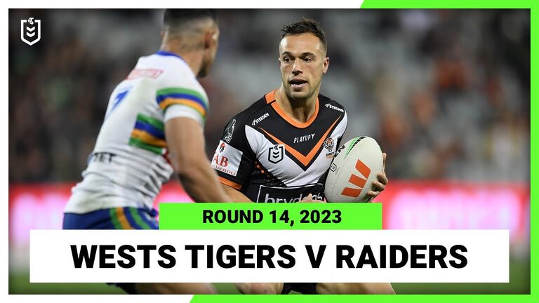 VIDEO | Wests Tigers v Canberra Raiders | NRL Round 14 | Full Match ...